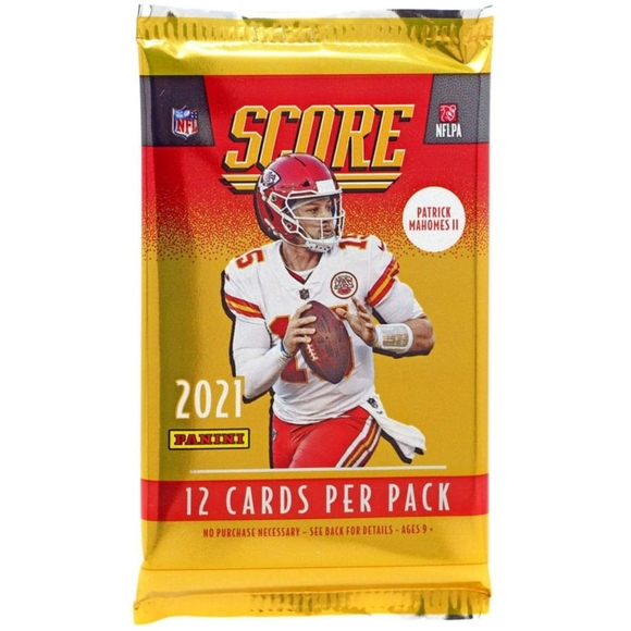 Panini | Toys | 22 Nfl Score New Football Trading Cards Pack Bag 12 ...